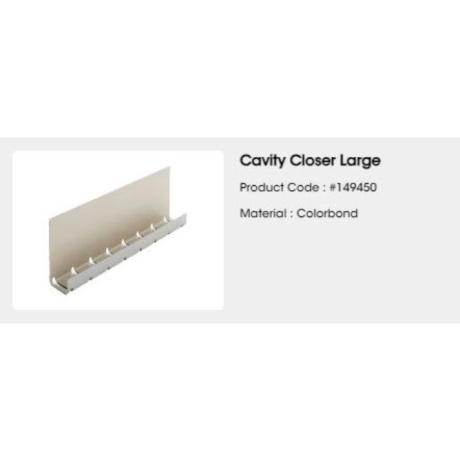 20mm LARGE CAVITY CLOSER 1.83m