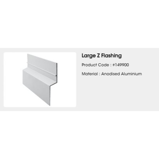 WEATHERTEX 3.66m ALUMINIUM Z FLASHING LARGE - Weathertex Accessories ...