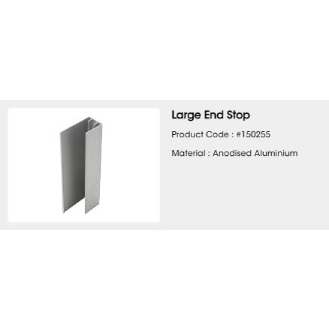 LARGE WINDOW/END STOP ALUMINIUM 3.66m - Weathertex Accessories Classic ...