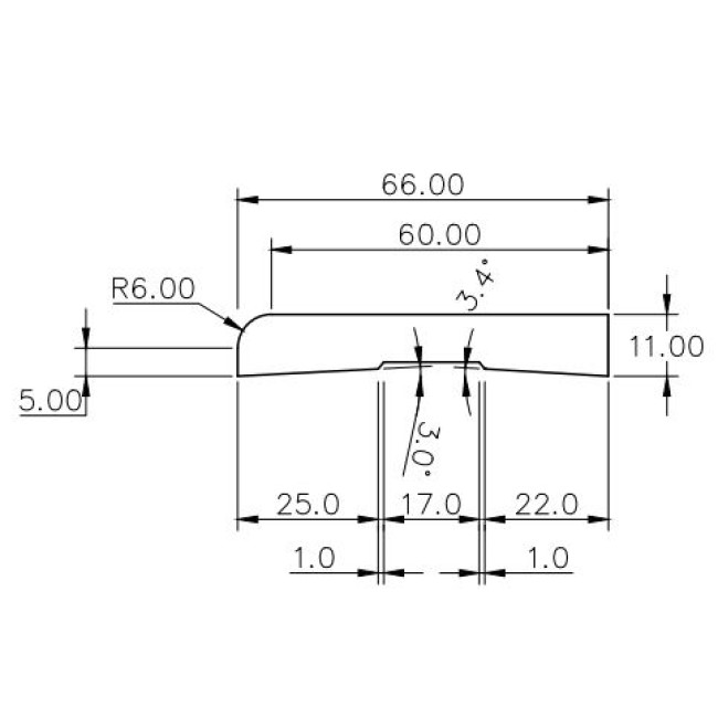 66 X 11 FJ PENCIL ROUND PRIMED EZITRIM - Ezitrim Pencil Round - Ezitrim ...