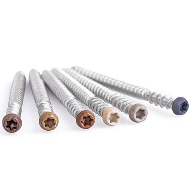 NEWTECH COMPOSITE COLOURED DECKING TIMBER SCREWS
