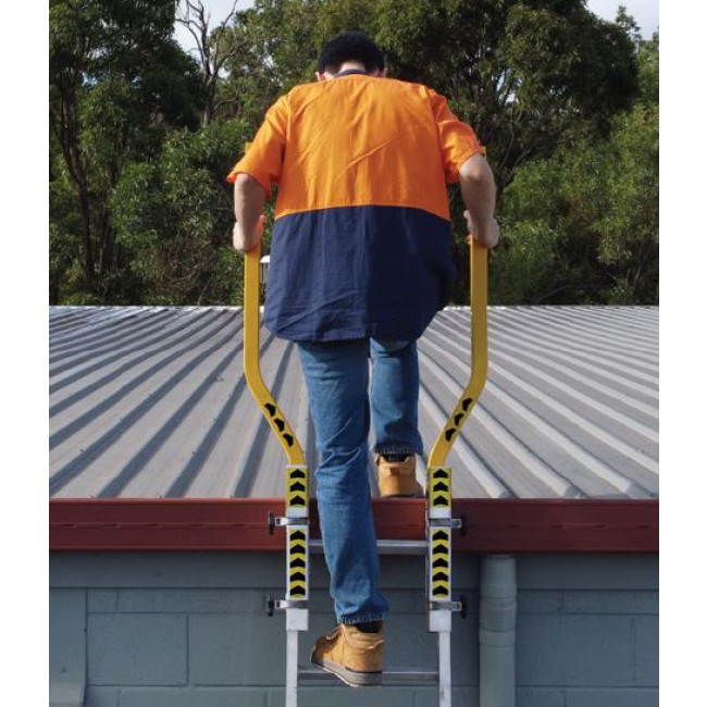 STEPTHRU EXTENSION LADDER SAFETY DEVICE