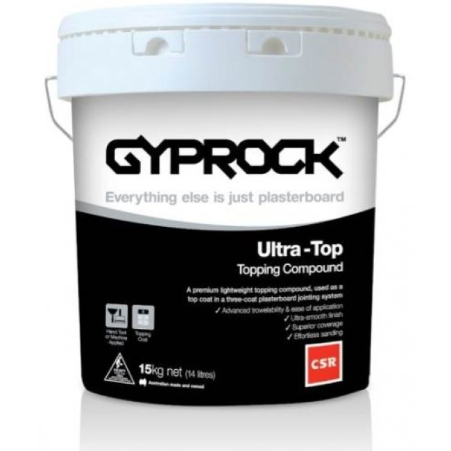 ULTRA TOPPING COMPOUND 15kg TUB - Plasterboard Accessories ...